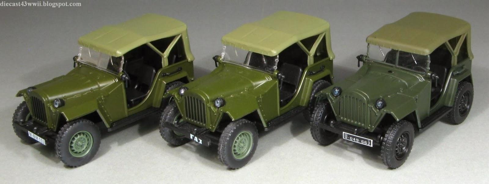 Military scale models: GAZ-67B. De Agostini