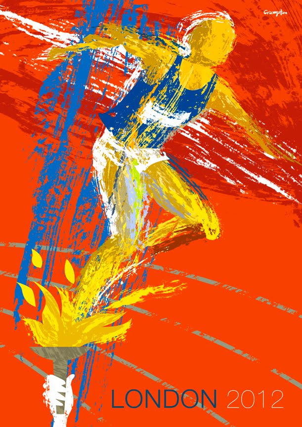 RETRO ILLUSTRATION: Olympic Poster London 2012
