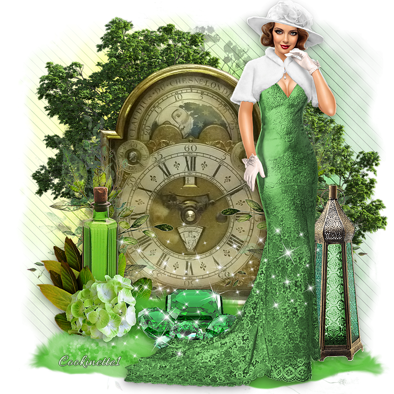 Délire2scrap Tutorials: FTU - Evening Emerald