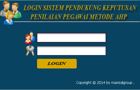 contoh source code program metode ahp study kasus penilaian pegawai ...