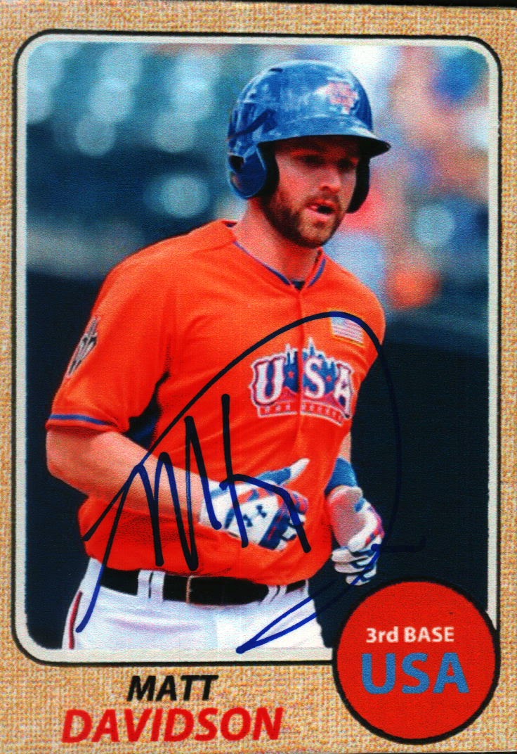 Jackson's Autographs: TTM Success Matt Davidson
