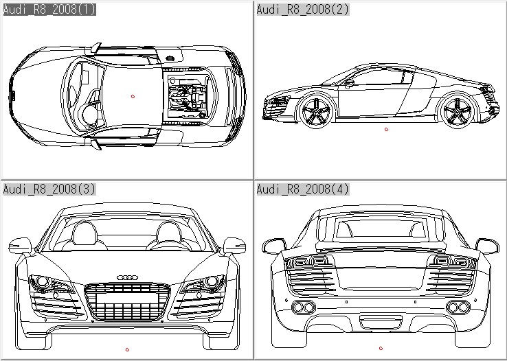 MISCELLANEOUS DATA STORAGE 2 for CAD Drawings: [JWS/DWG] Audi R8 2008