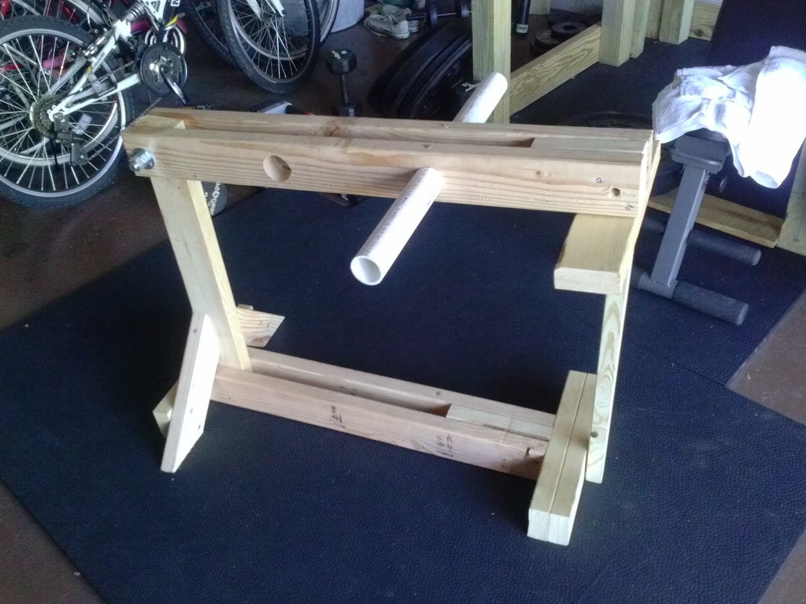Homemade Calf Raise Machine | Homemade Wooden Power Rack/Power Cage