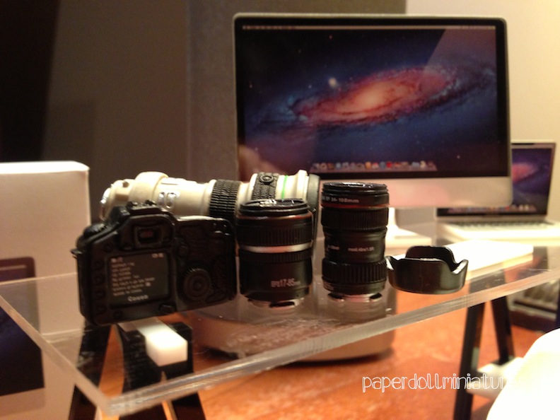 A Peek at the New Modern Office — Paper Doll Miniatures