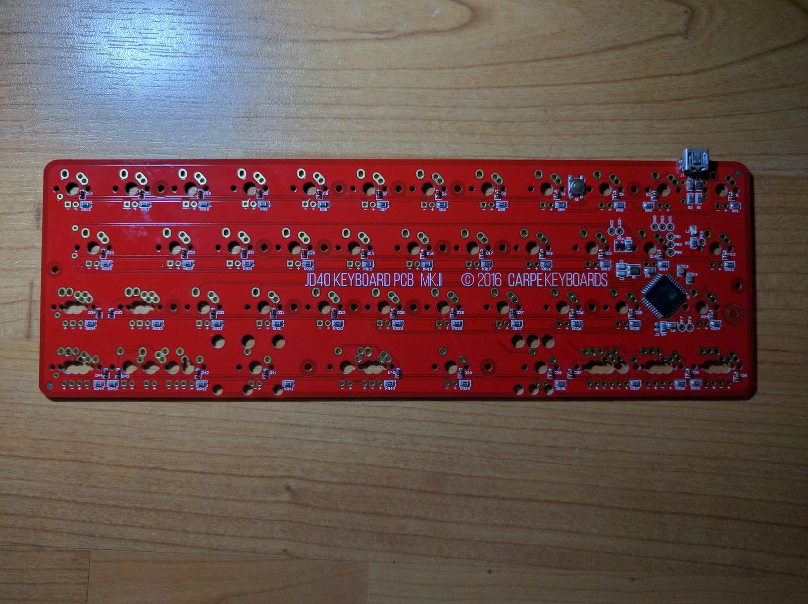40% Keyboards: JD40 MK.II PCB
