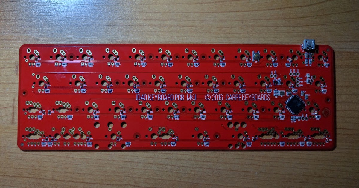 40% Keyboards: JD40 MK.II PCB