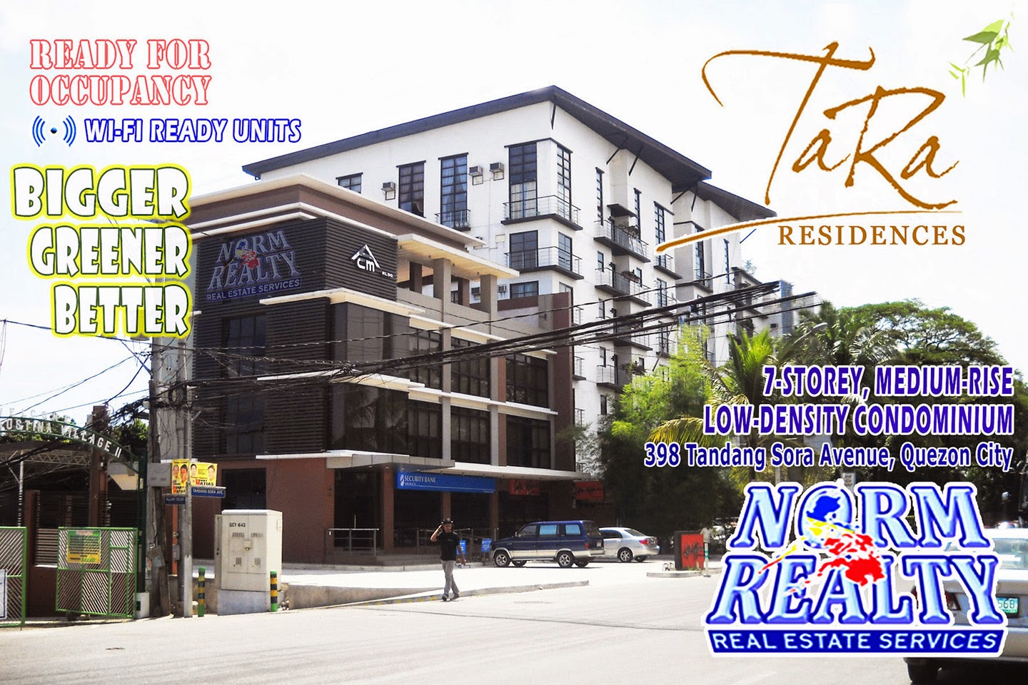 NormRealty: TaRa Residences Tandang Sora Condo 5% Move-in Studio 25-sqm ...