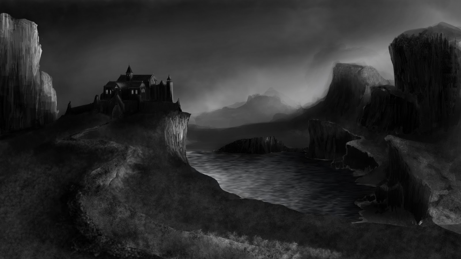 Fred's CG Arts and Animation Blog: Final Painting: The House of Husher ...