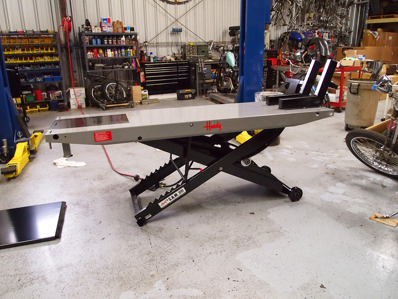 South Bay Street Machines: Handy Motorcycle Lift