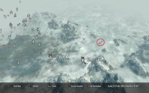 Skyrim contiene todo el mapeado de Morrowing y Cyrodiil, oculto.