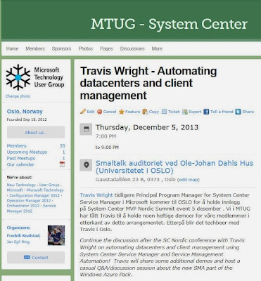 Knallert: MTUG: Presents Travis Wright - Automating datacenters and ...