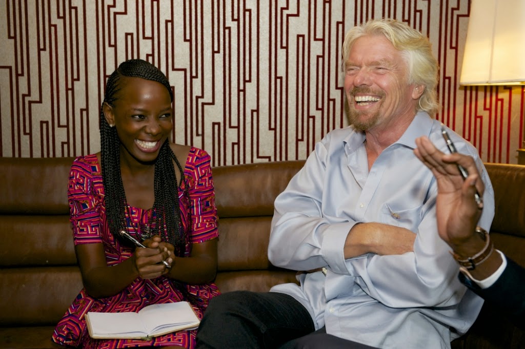 Fotofashion Virgin Boss Richard Branson With Eseoghene Creative