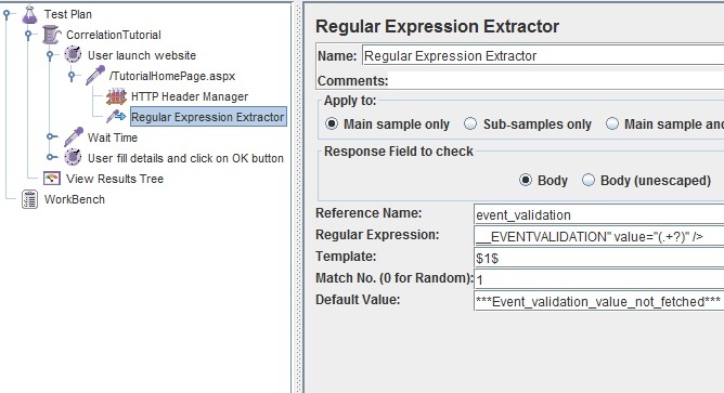 Jmeter: Regular Expression Extractor Jmeter: Regular Expression Extractor
