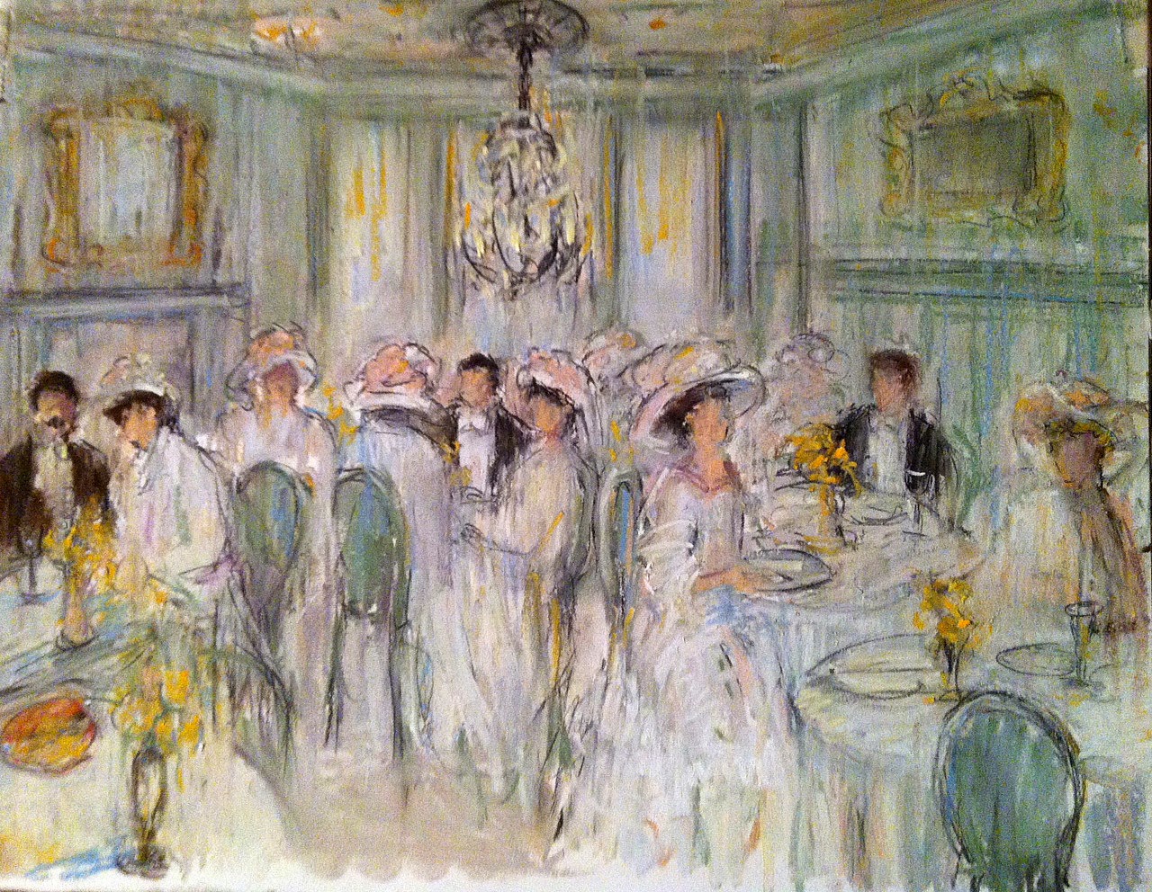 September McGee - American Impressionist : "Victorian Tea Party" a ...
