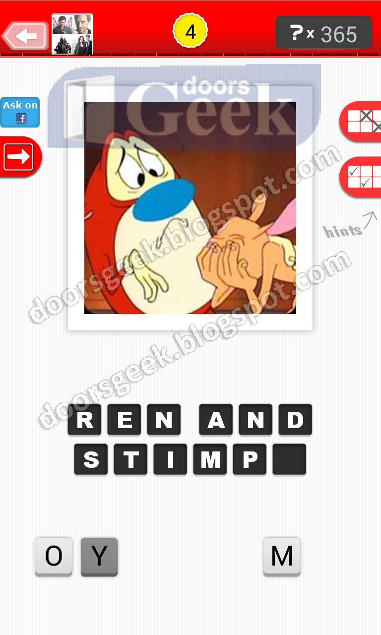 Guess the TV Show - Level 27-4 Answer ~ Doors Geek