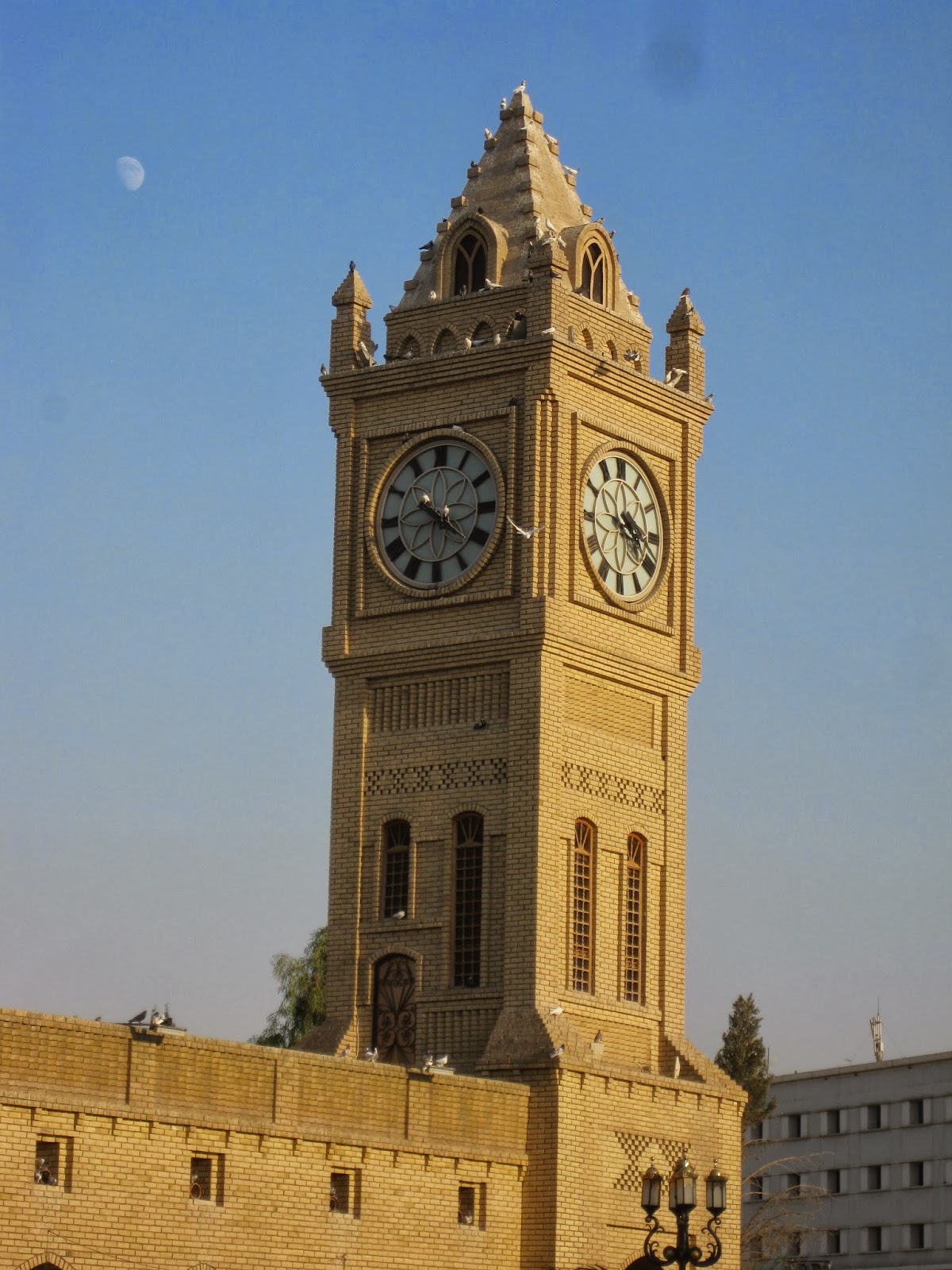 kurdistanart: Clock Tower at Shar Park, City Center of Erbil south of ...