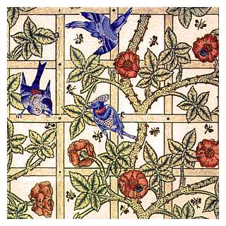 - Publication Design -: William Morris - 'Trellis' 1862