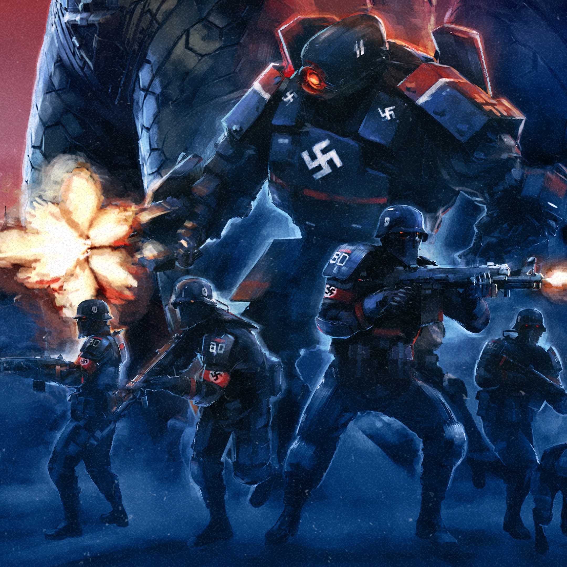 Wolfenstein: Youngblood, Nazi Soldiers, 4K, #9 Wallpaper iPhone Phone