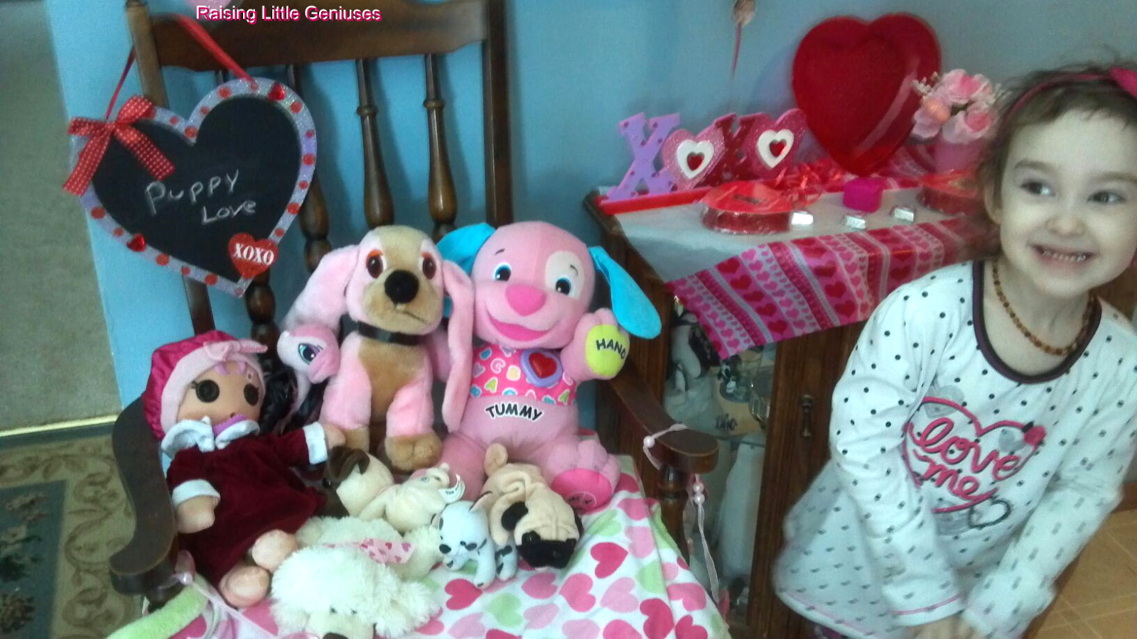 Raising Little Geniuses: Puppy Love Valentine's Party for Kids