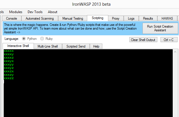 Ironwasp Open Source Advanced Web Security Testing Platform