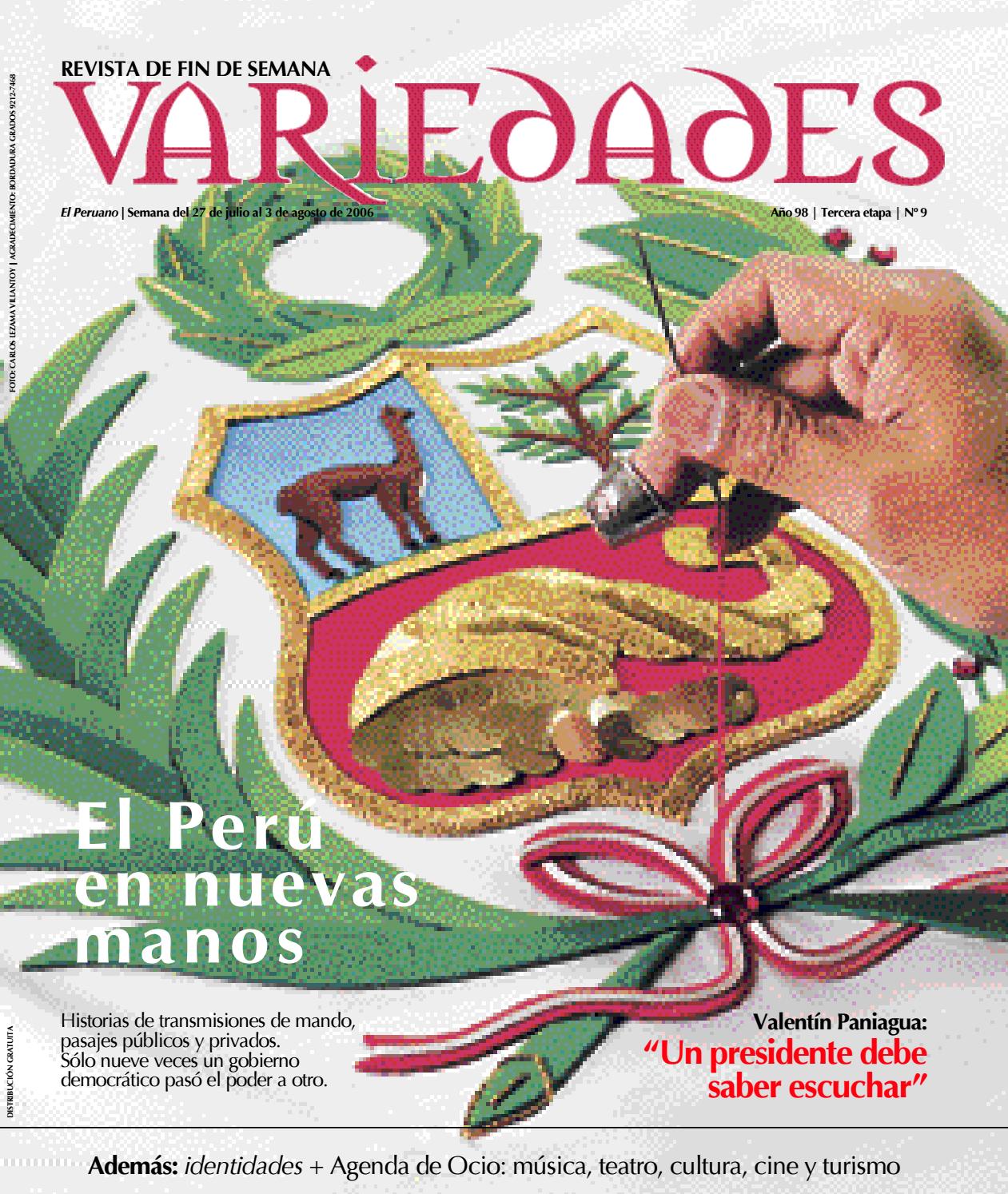 La canasta de los apuntes: HISTORIA DEL PERÚ. Revista Variedades