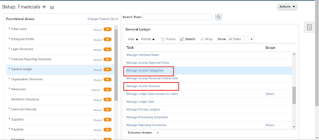 The Oracle Prodigy: Create a custom Journal Source and Category in Oracle Fusion Applications