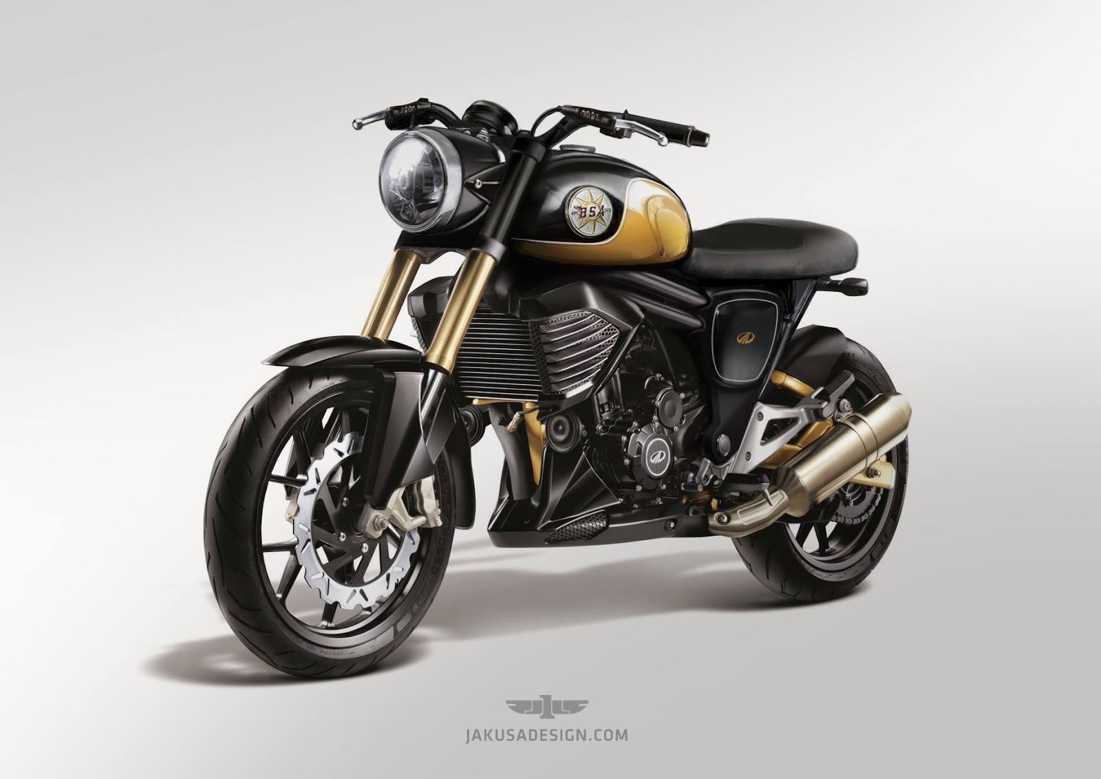 O'pierre: Mahindra Mojo gets a BSA Motorcycles inspired retro outfit in ...