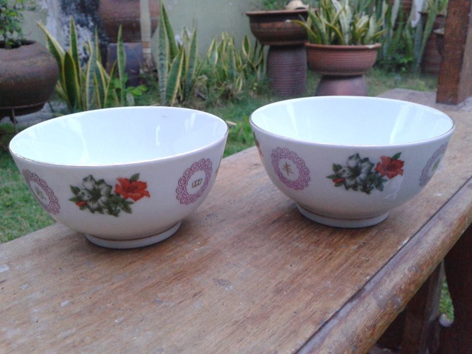 Ezany Galleria...: FOR SALE : SET MANGKUK BUNGA KANGKUNG OREN