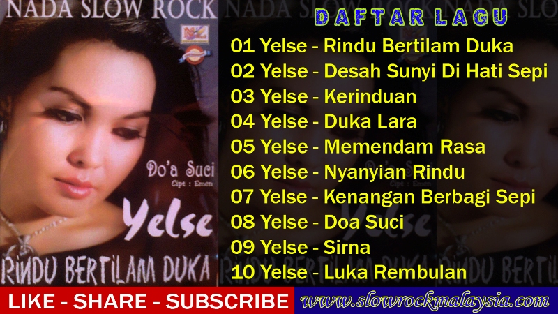Luka Rembulan - Yelse Album Rindu Bertilam Duka - Slow Rock Malaysia ...