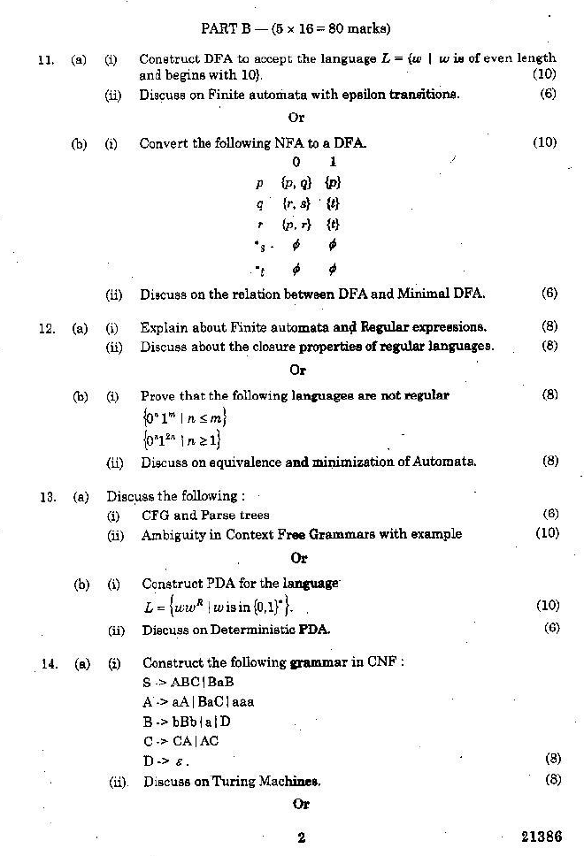 CS2303 Theory of Computation Nov Dec 2015 Question Paper - University ...