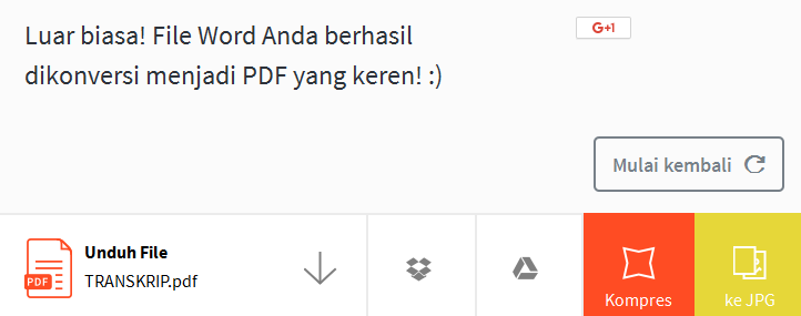 Cara Online Merubah File Microsoft Word Ke PDF - INVHO.com