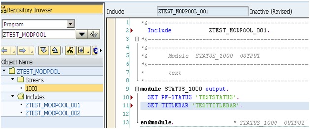 SAP Blogs: Step by Step Module pool program