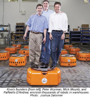 Be the Bank: Kiva Robots of the Future Roam Zappos, Staples Warehouse ...