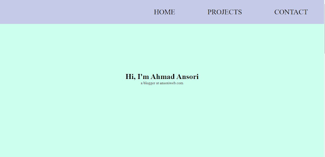 √ Cara Membuat Web Portofolio dengan HTML dan CSS - Ansori Web