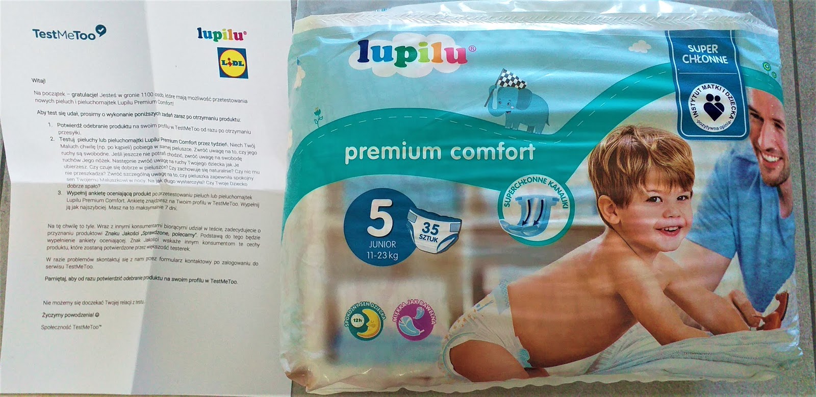 Testy i opinie: 2 edycja - Pieluszki Lupilu #pampersy #lidl