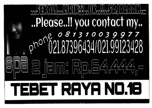 Spa Tebet Raya No18