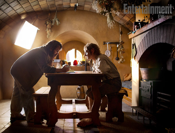 El Pensieve de Dinorider: The Hobbit |FOTOS| Bilbo, Gandalf, Concilio ...
