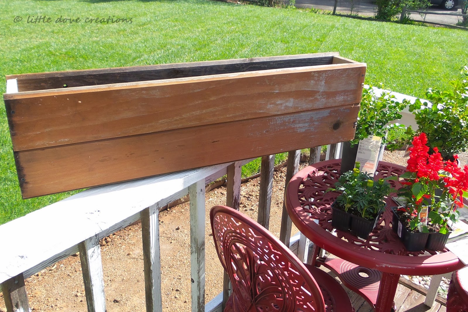 Little Dove Creations: reclaimed flower box