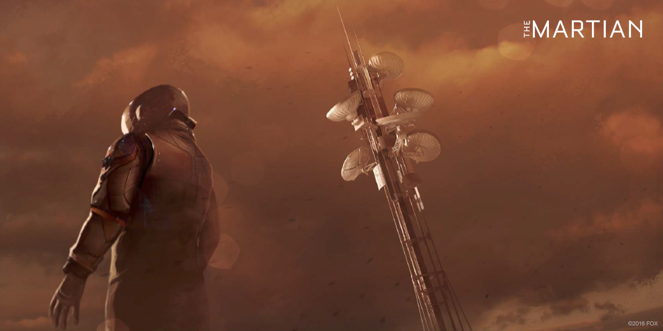 Concept art for The Martian movie | human Mars