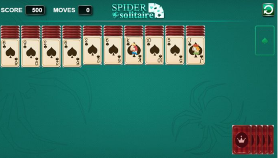 My Facebook Game List: Spider Solitaire Freeplay