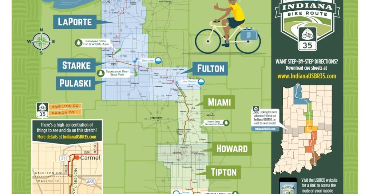 North Judson-Wayne Township Public Library: Indiana Bike Route US 35