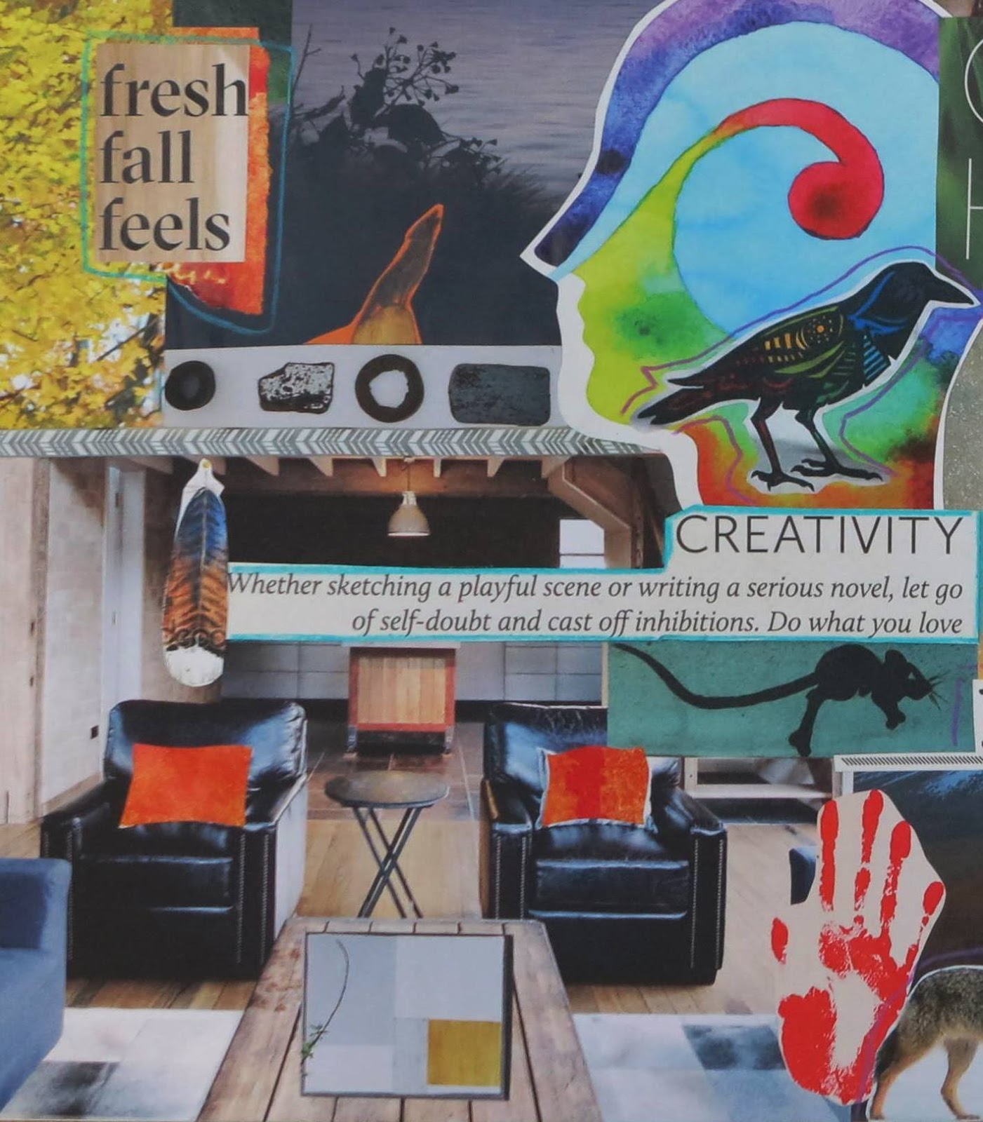 Creative Vision Board Section
