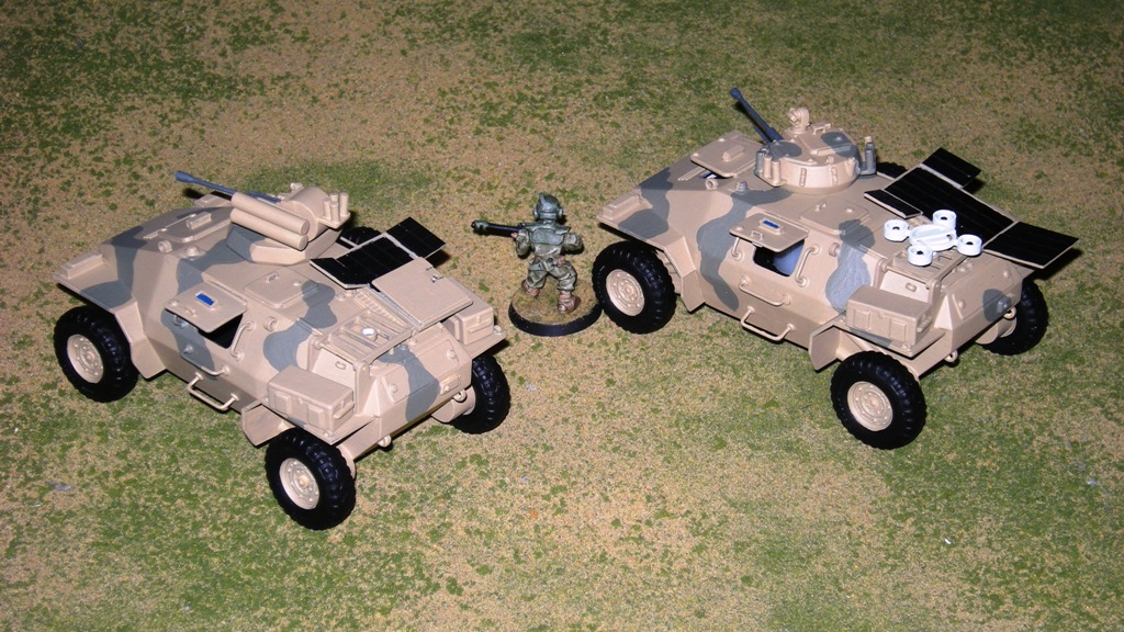 Irishserb's Miniatures Adventure: Progress on my 28mm Sci-Fi Recce Cars