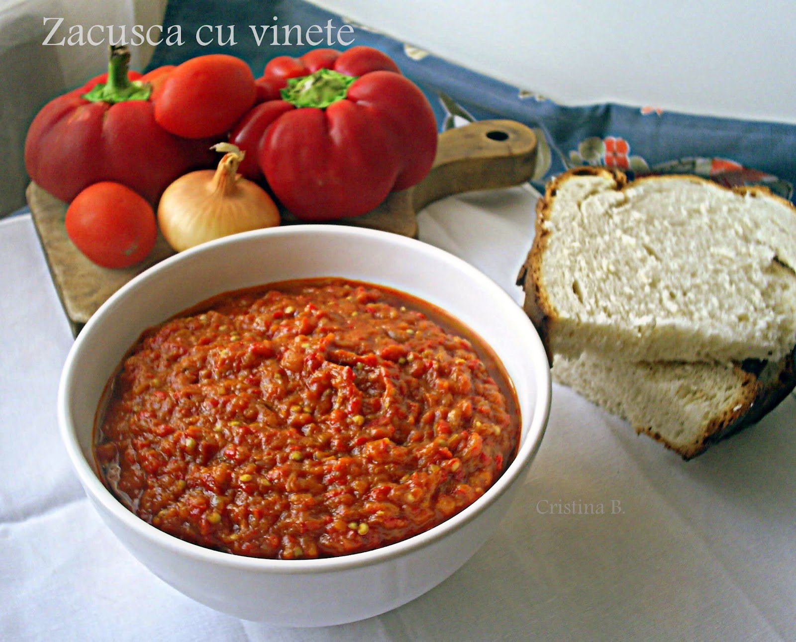 Arome si culori : Zacusca cu vinete II