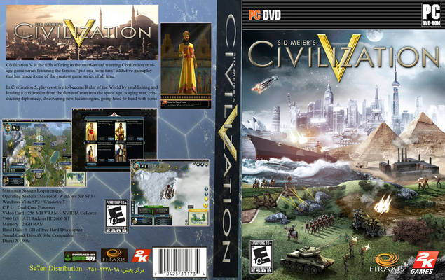 PC Games CD Cover: Civilization V