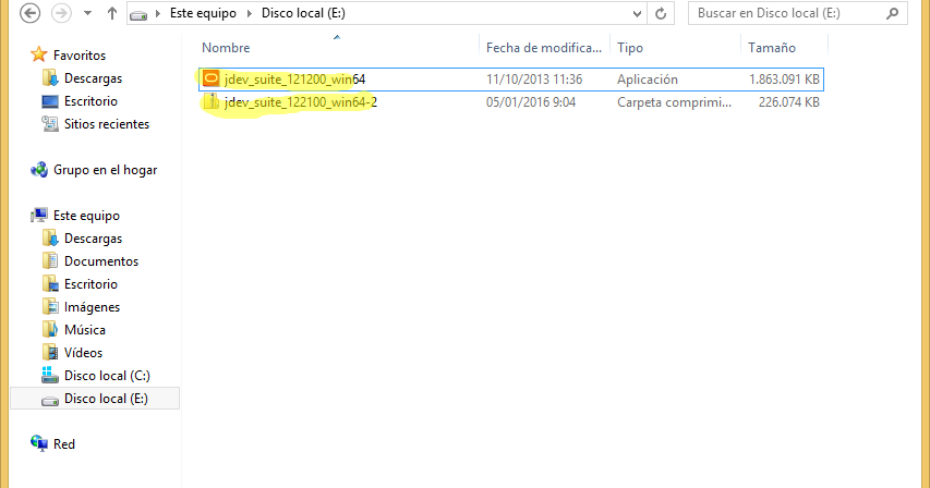 Aprendiendo ADF: Instalación de Oracle JDeveloper 12g (12.2.1.0.0)