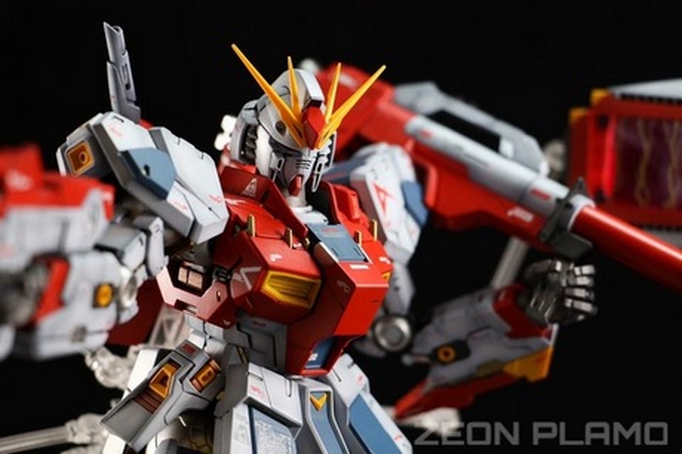 Painted Build: MG 1/100 RX-93 [RED] nu Gundam Ver Ka