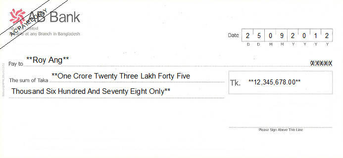 Cheque Writer I Cheque Printer Download for FREE