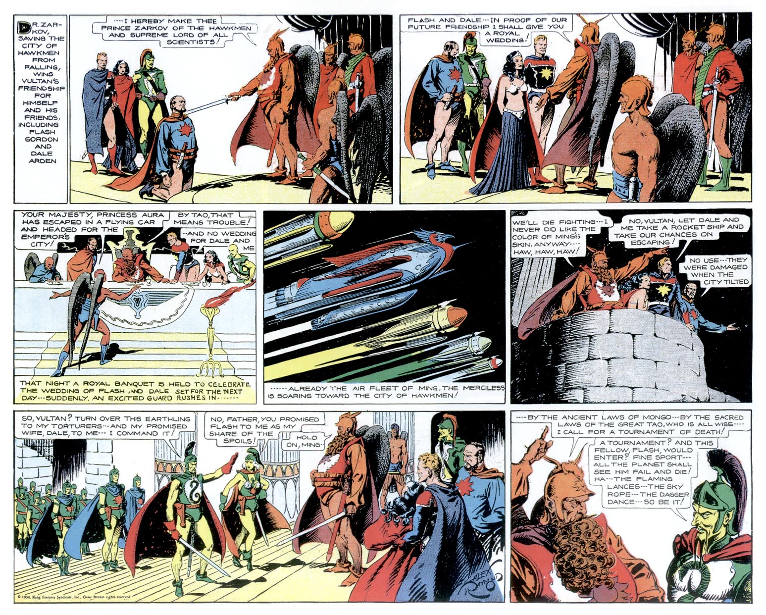 Ominous Octopus Omnibus: Flash Gordon By Alex Raymond Pt. IV