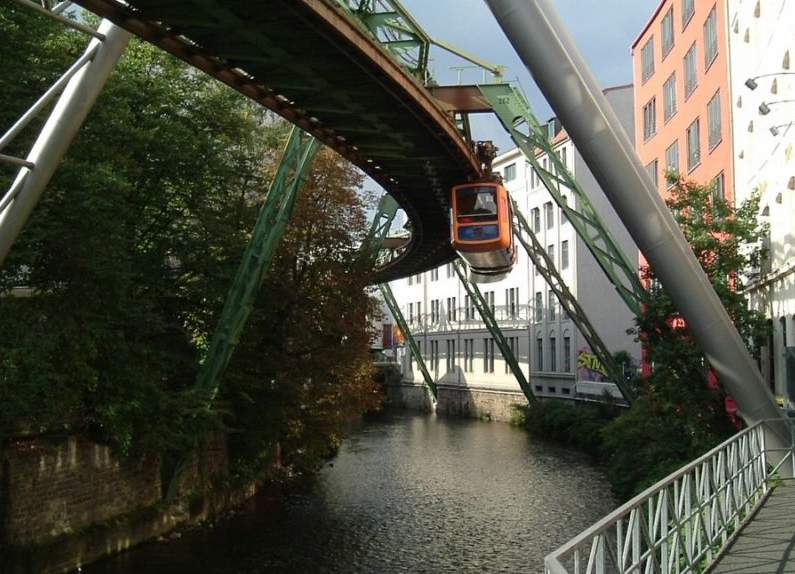 Funtrublog: Amazing Hanging Trains in Germany